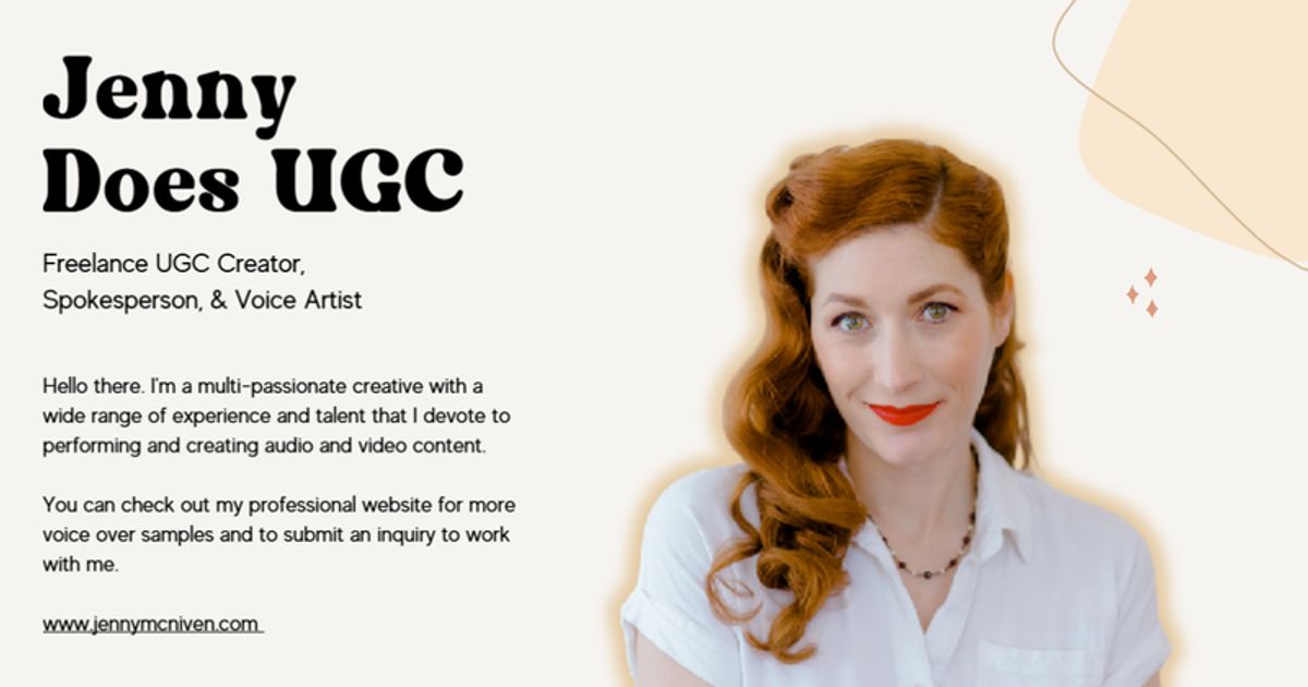 Jenny Does UGC | Portfolio